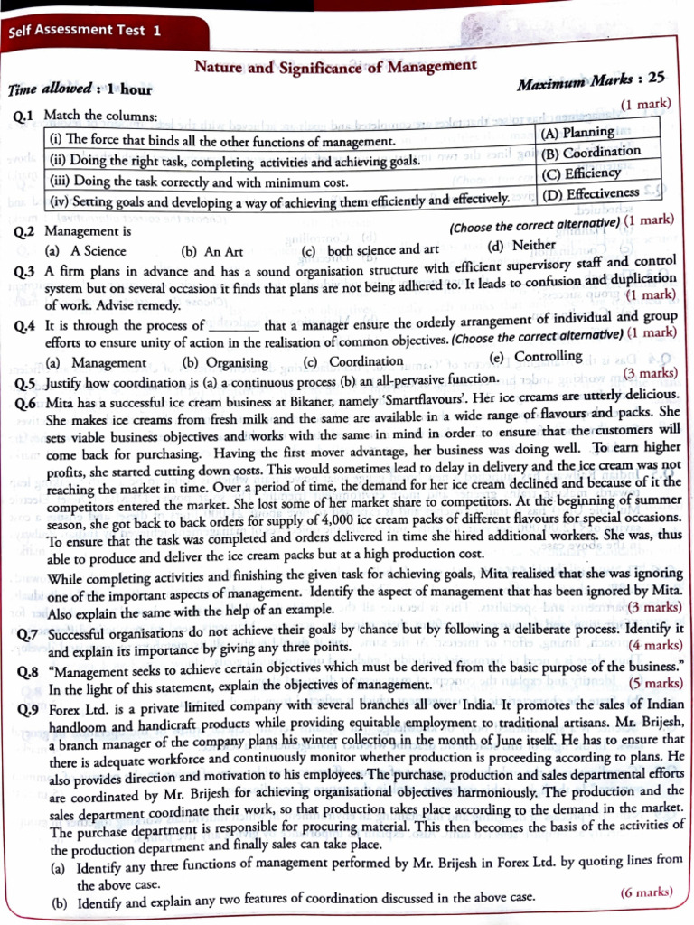 Business Studies Worksheets | PDF | Business