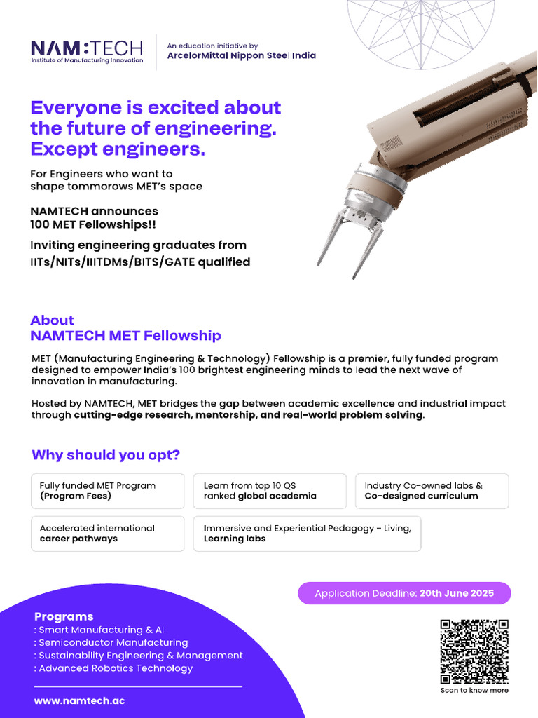 NAMTECH MET Fellowship Brochure | PDF