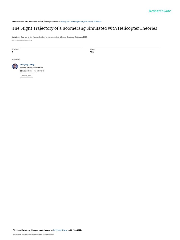 Flight Trajectory Simulation | PDF