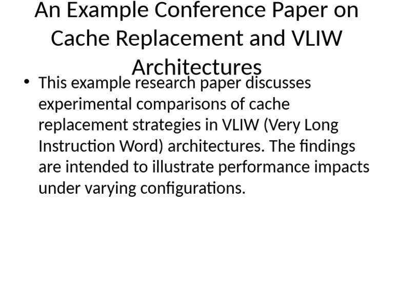 An Example Conference Paper | PDF