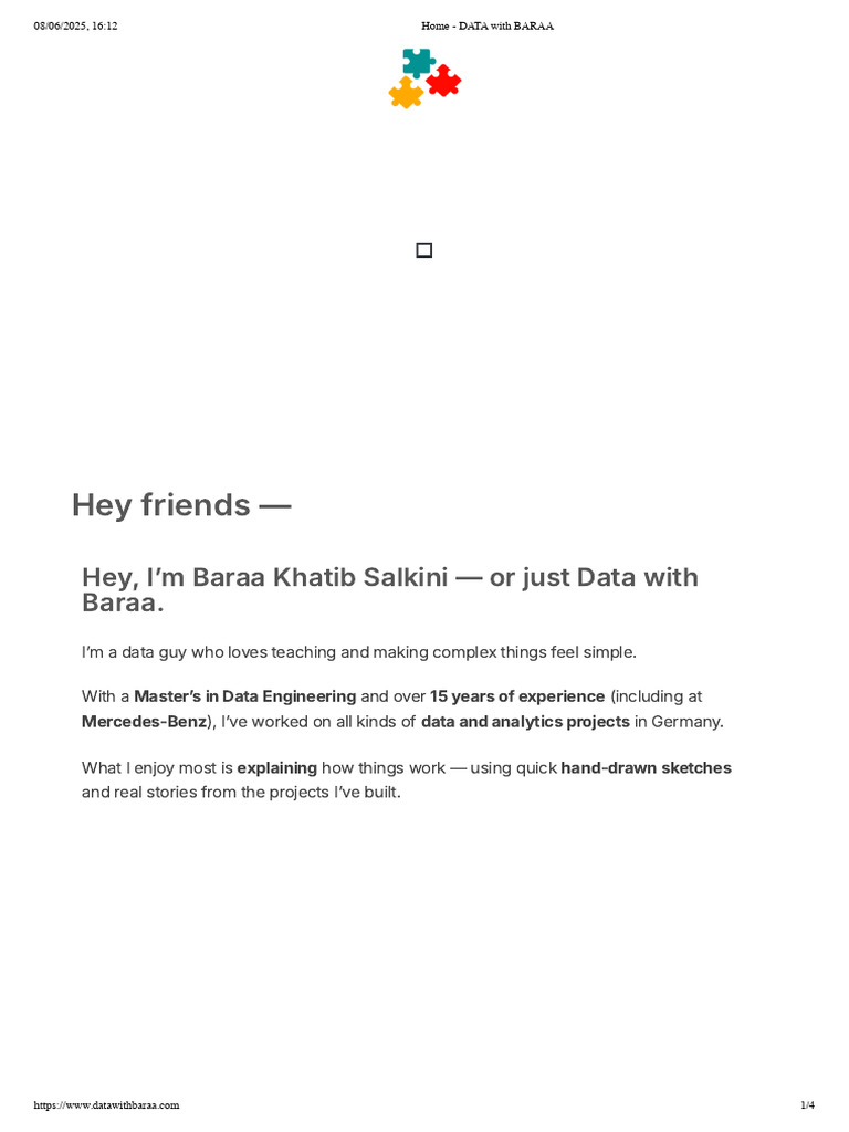Data Engineering Insights by Baraa | PDF