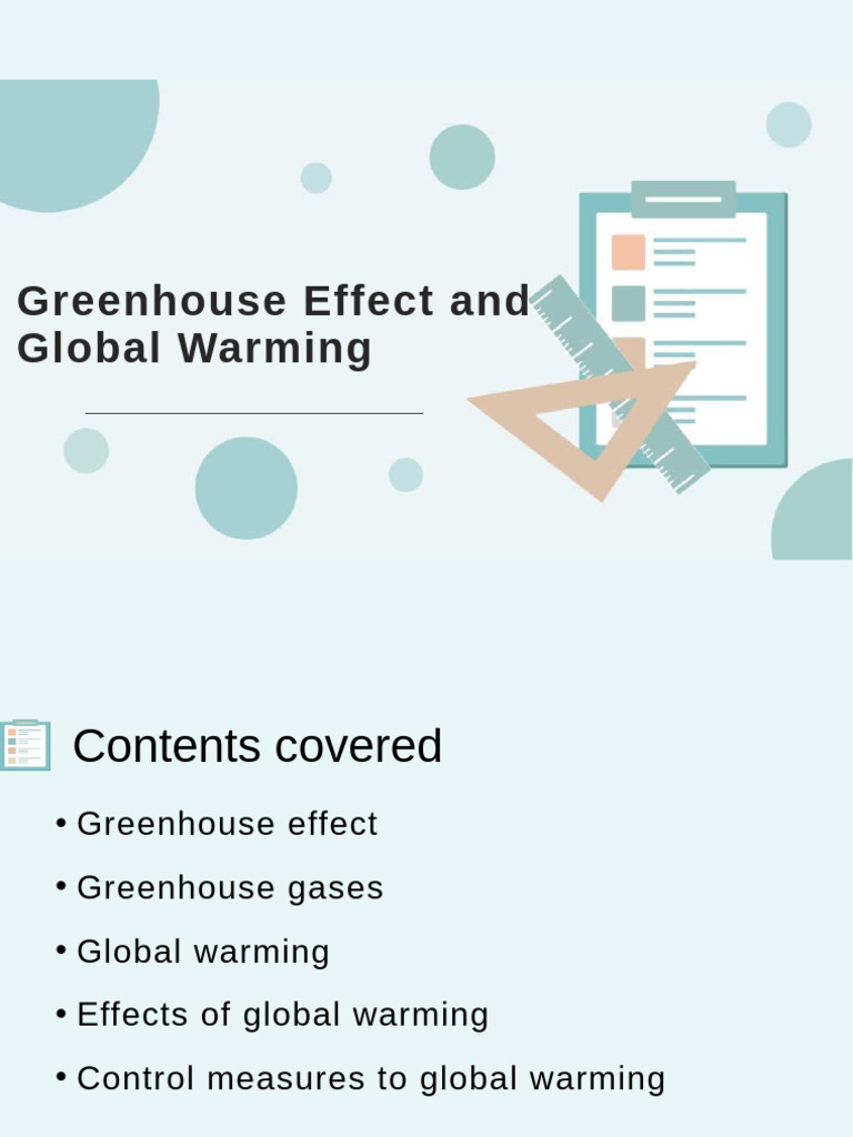 5 Greenhouse Effect and Global Warming | PDF