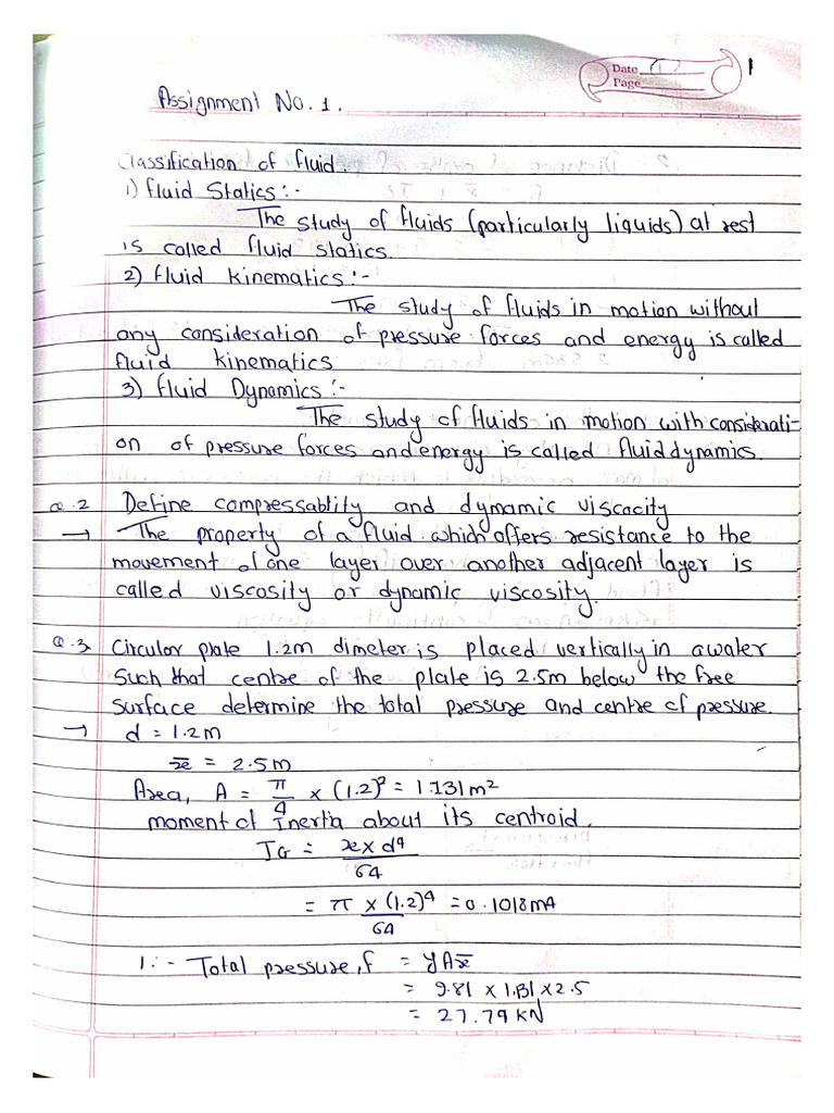 F.M.M (Assignment Ans) | PDF