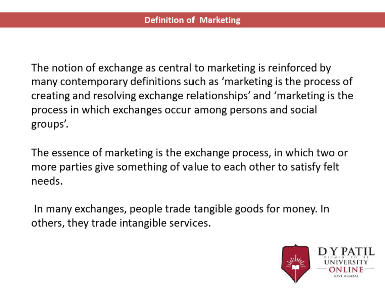 Unit 1 PPT - Introduction To Marketing-8 | PDF