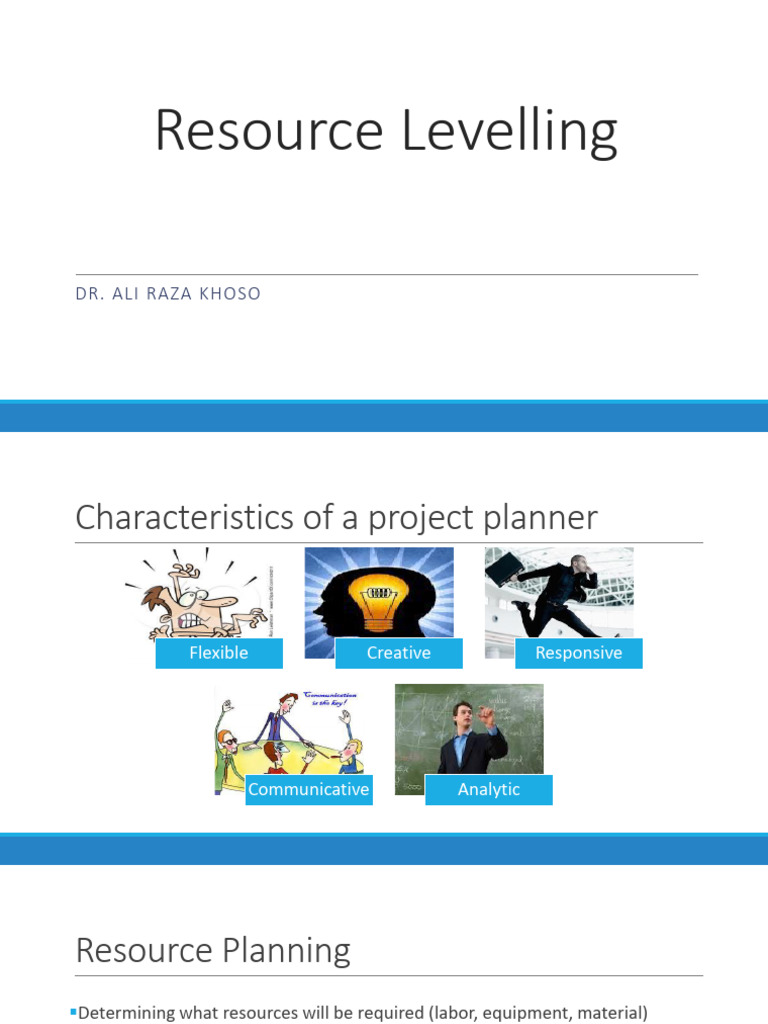 RP&CC - Lec 14-16 Resource Levelling | PDF | Business | Economies