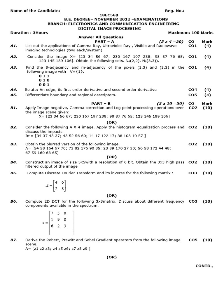 Digital Image Processing 2 | PDF | Computer Vision | Computer Engineering