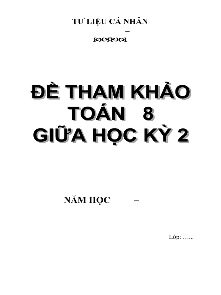 Cuon - de - Toan 8 Giua HK2 - 24-25 - Q3 | PDF