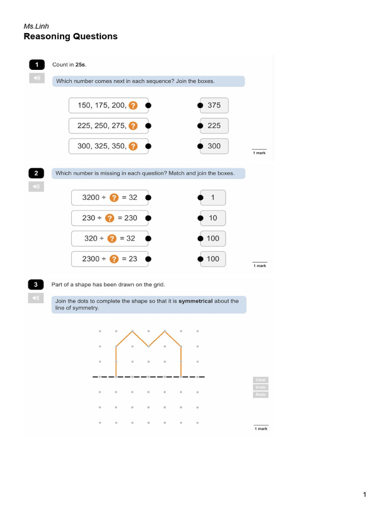 Year 4 Reasoning Term 2 | PDF