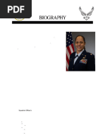 Air Force Officer Biography Template | PDF | Defence Ministries | Military