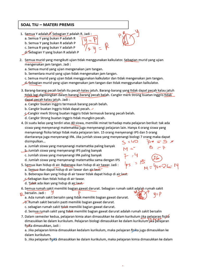 Latihan soal SKD TIU part 1 new | PDF