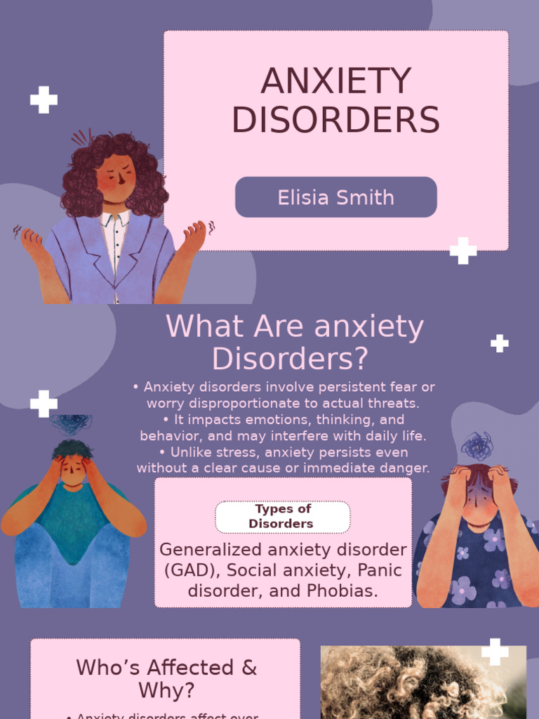 Anxiety Disorders Presentation | PDF | Anxiety | Anxiety Disorder