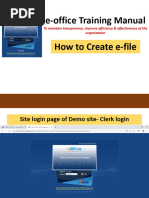 eOffice User Guide: File Management Steps | PDF | Hyperlink | System ...
