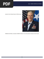 US Air Force Biography Template | PDF | Defence Ministries | Military