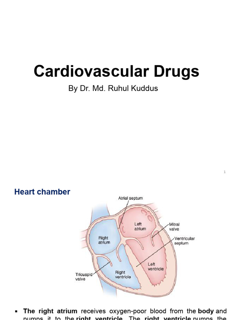 306 (1) Pharmacology Cardiovascular Drugs | PDF | Atherosclerosis | Heart