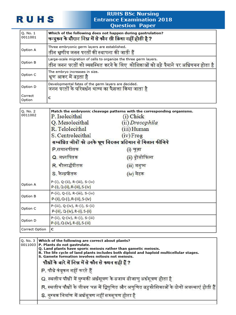 ruhs 2018 | PDF | Meiosis