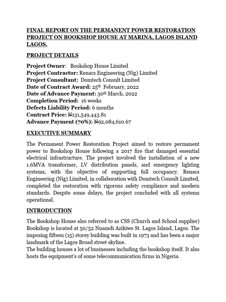 Final Report On PPRP | PDF | Transformer | Electrical Engineering