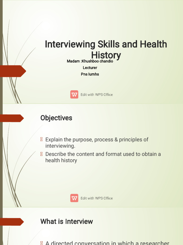 Unit 2 Interviewing Skills and Health History | PDF | Empathy | Nonverbal Communication