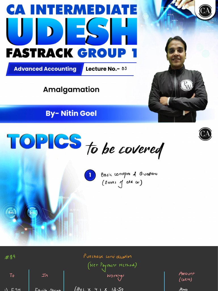 Amalgamation Including As 14 - Lecture 03 Class Notes Advanced ...