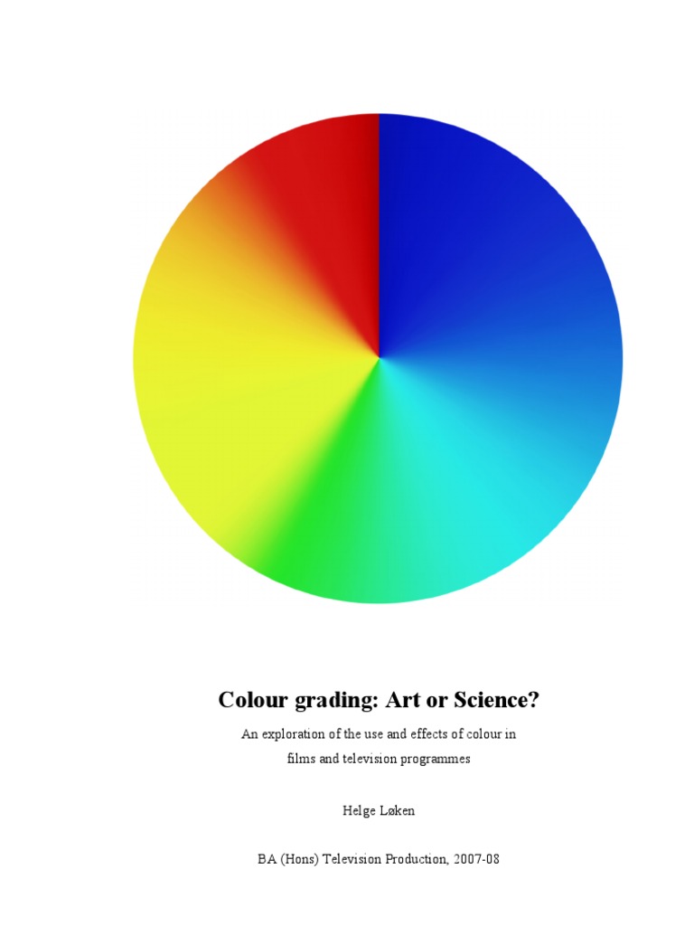 Colour Grading_Art or Science | Blue | Color