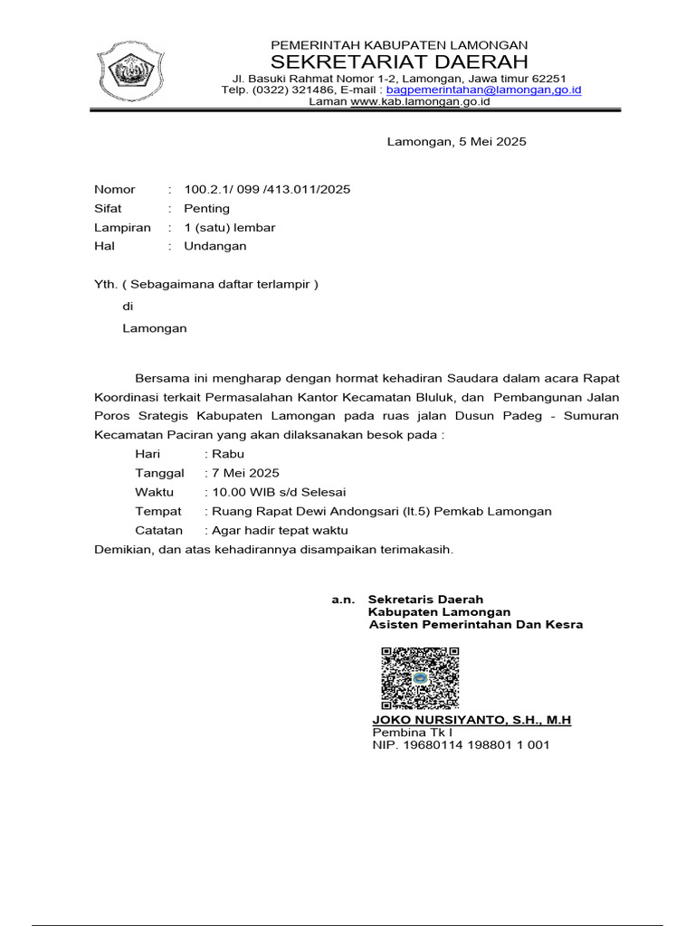 Contoh Undangan | PDF