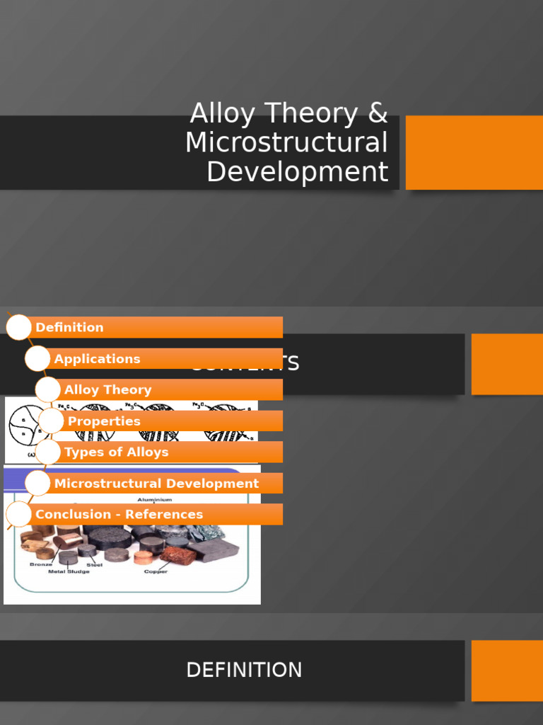 Alloy Theory & Microstructural Development | PDF | Alloy | Steel