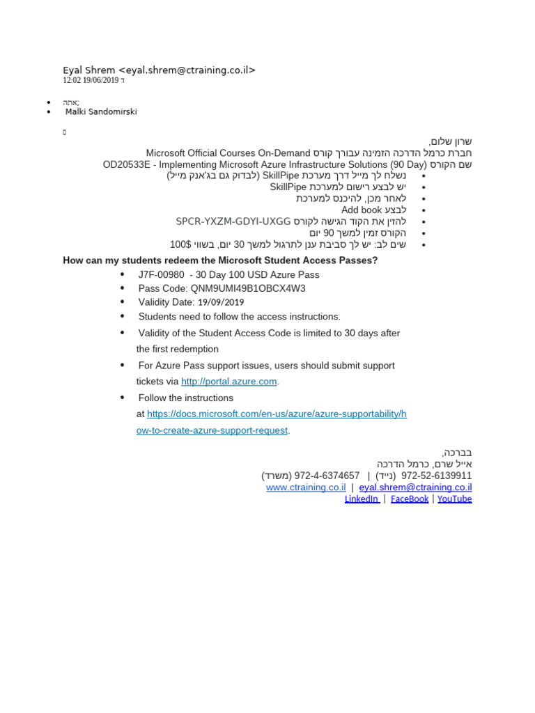 Cours | PDF | Command Line Interface | Microsoft Azure