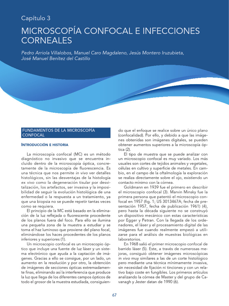 Microscopía Confocal en Infecciones Corneales | PDF | Microscopio ...