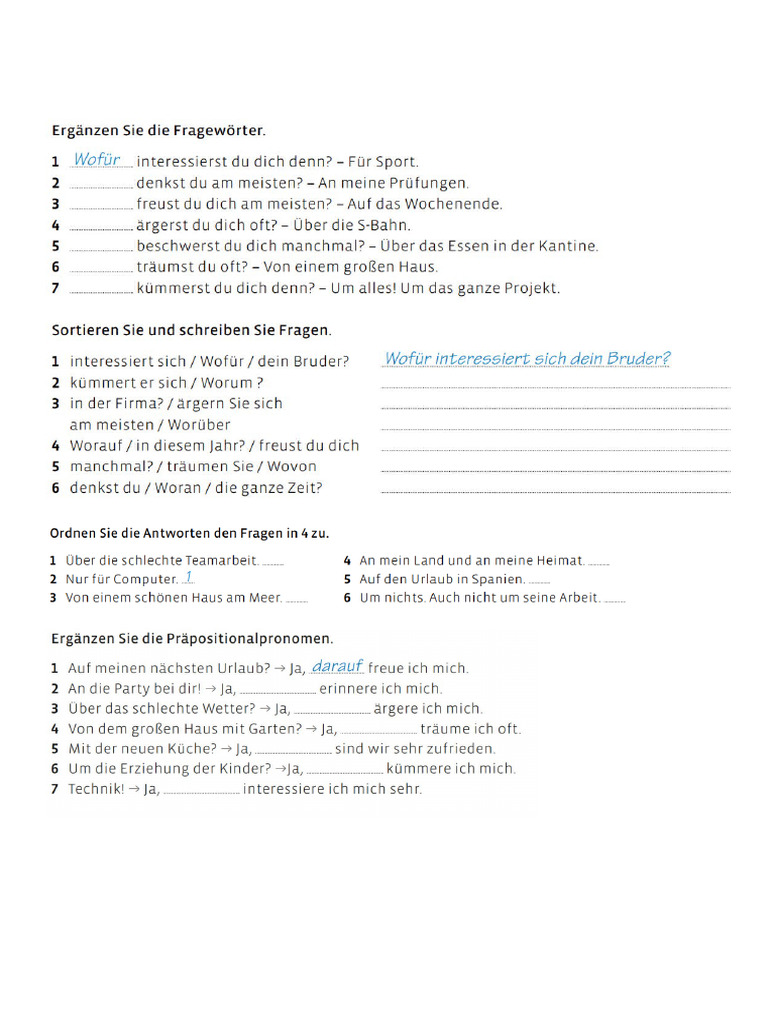 A2 Uebung Adverbien | PDF