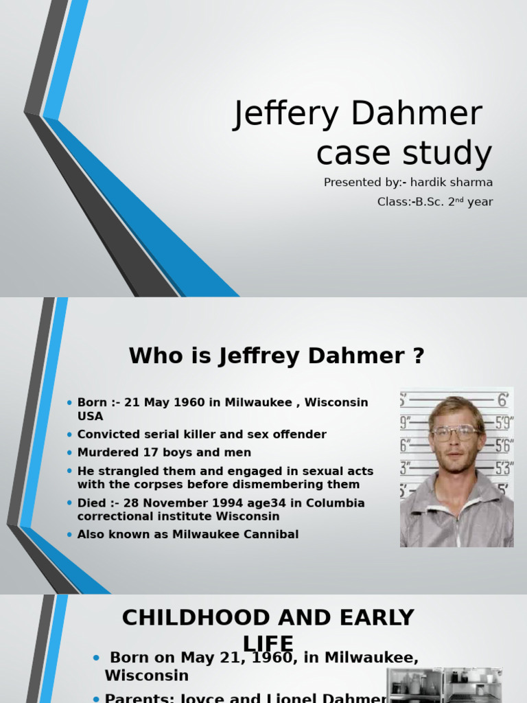 Jeffery Dahmer Criminal Profile and Crime Investigation | PDF