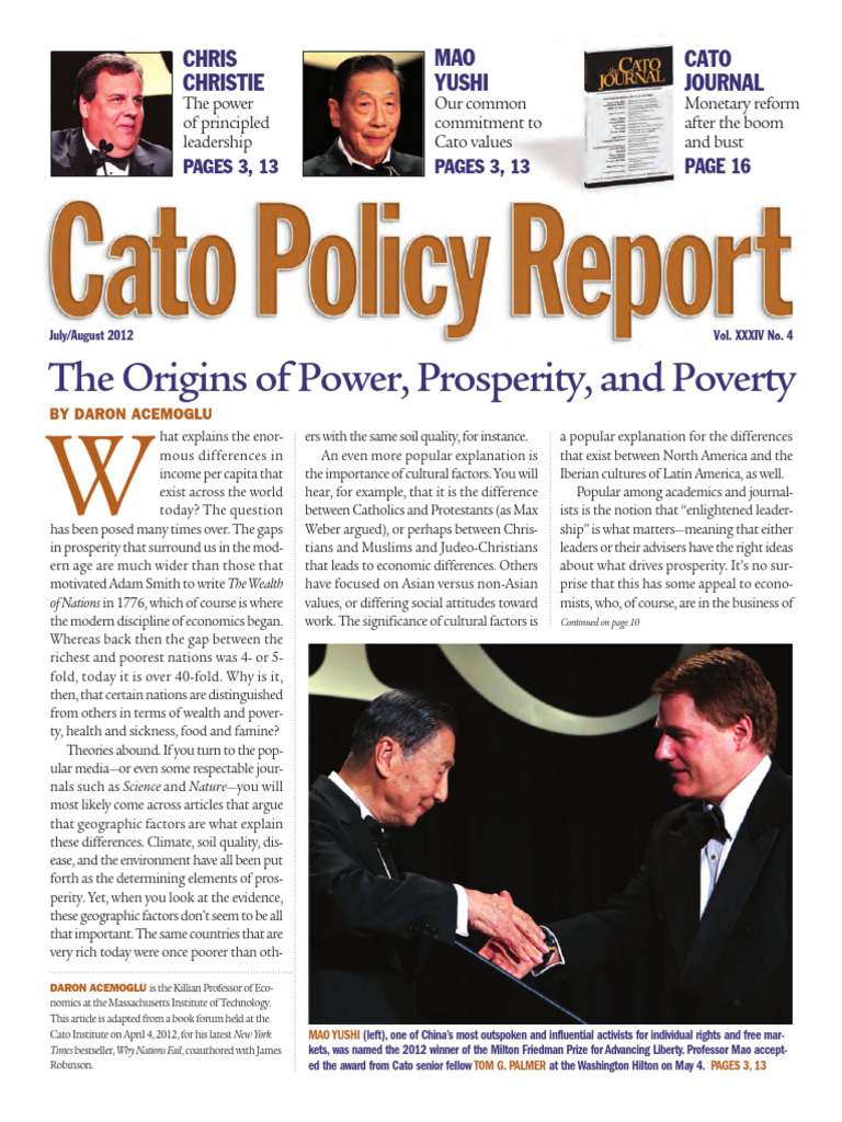 Acemoglu - Origins of Power and Prosperity | PDF