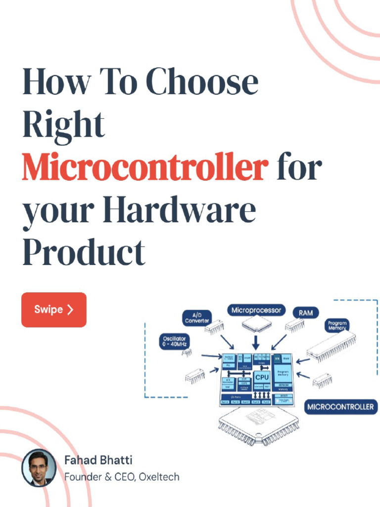 How To Choose Right Microcontroller | PDF