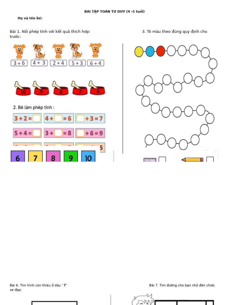BT Toan Tu Duy 4 - 5t - 4 | PDF
