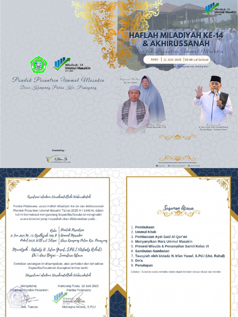 Undangan Haflah UMMAS | PDF