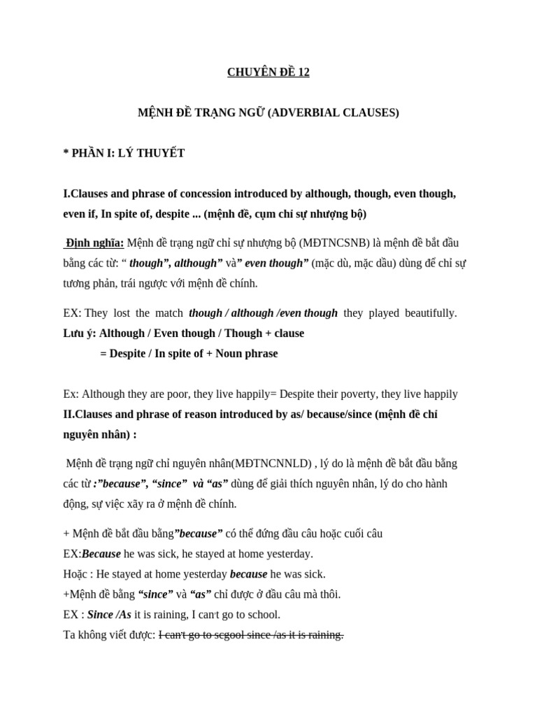 LT Although Because | PDF