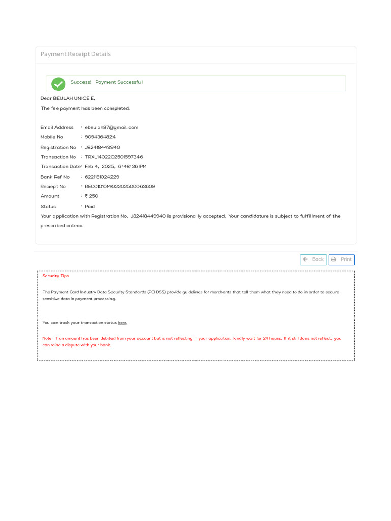 Rrbapply - Gov.in # Pscexamservice Payment Receipt Successful 3dda837d ...
