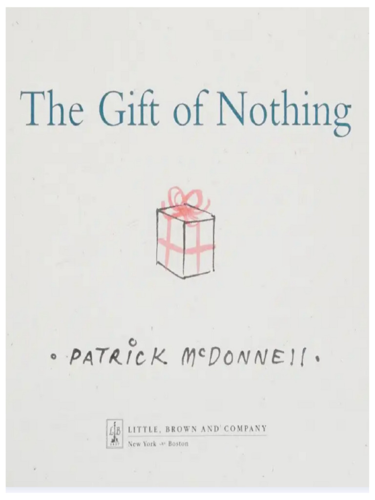 The Gift of Nothing - (Patrick McDonnel) | PDF