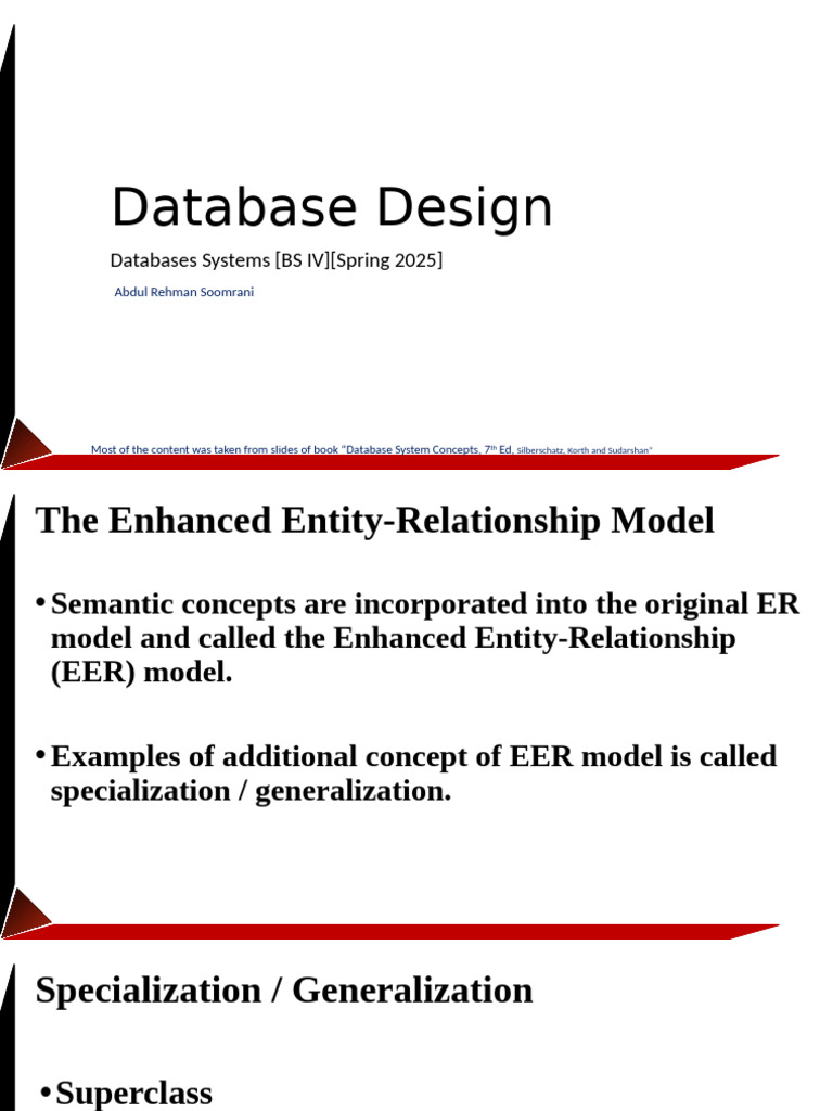 Lec5 - Relational Database Design Gghyyyu | PDF | Inheritance (Object Oriented Programming ...