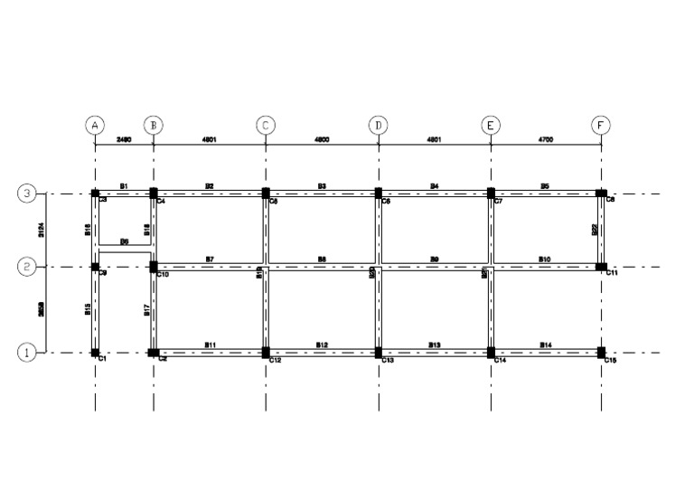 Beam Layout-Ground Floor | PDF