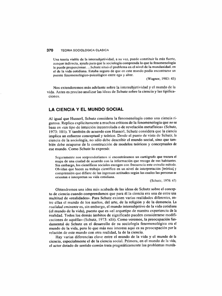 Teoria Sociologica Clasica George Ritzer | PDF