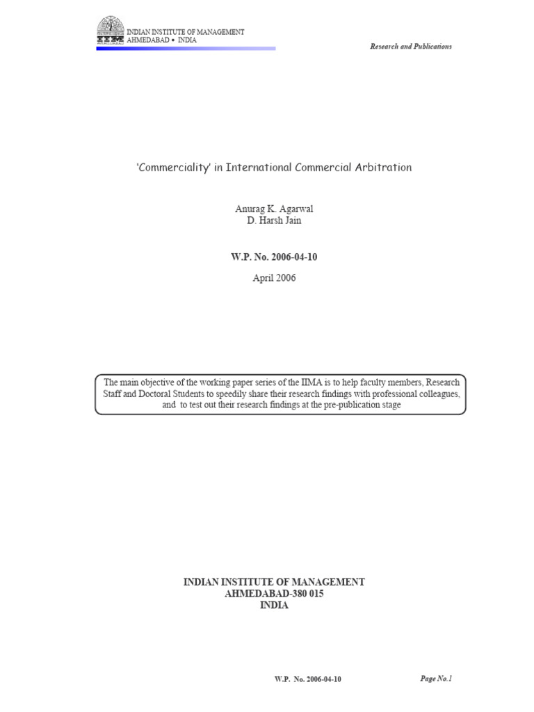 Definition of Commerciality | PDF