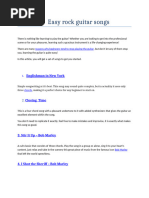 Top 40 Famous&Easy One String Guitar Songs For Be | PDF | Guitars ...