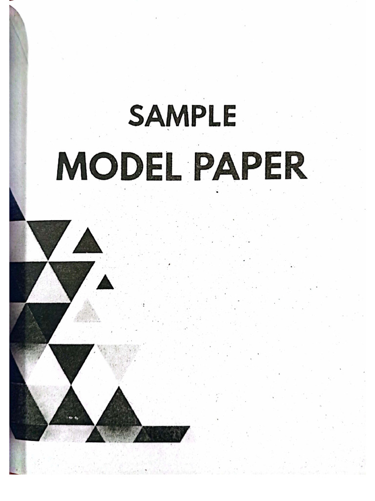 PBA - Sample Model Papers Computer Science HSSC-II | PDF