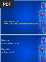 Norepinephrine Infusion Dosage Guide | PDF