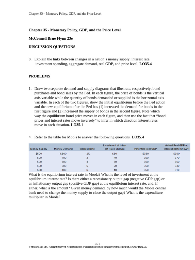 MBF - 23e - SMChap034 - Tutorial 9 Question | PDF