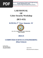 CCS340-Cyber Security Manual | PDF | Engineering | Secure Shell