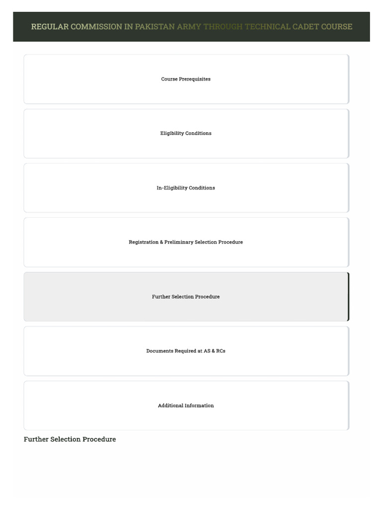 Further Selection TCC | PDF