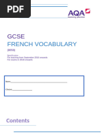 GCSE French Role Play Revision Guide | PDF | Linguistics