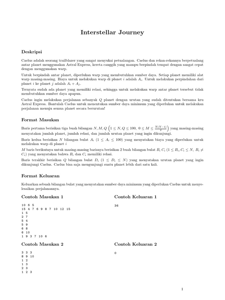 Interstellar Journey | PDF