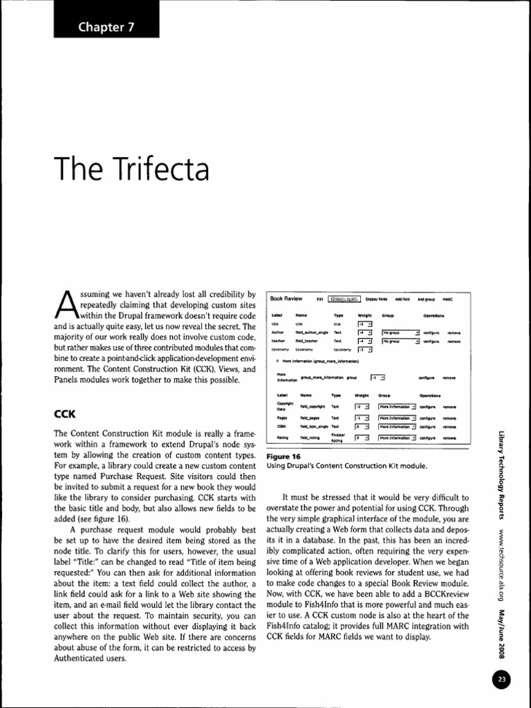 Repository Chapter 7 Trifecta | PDF | Drupal | Web Application
