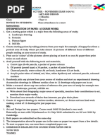 Class - 8 - Drawing - Final Question - Papers | PDF